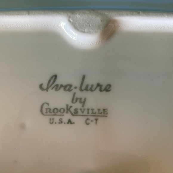 Crooksville | Dining | Vintage Iva Lure By Crooksville Divided Serving ...